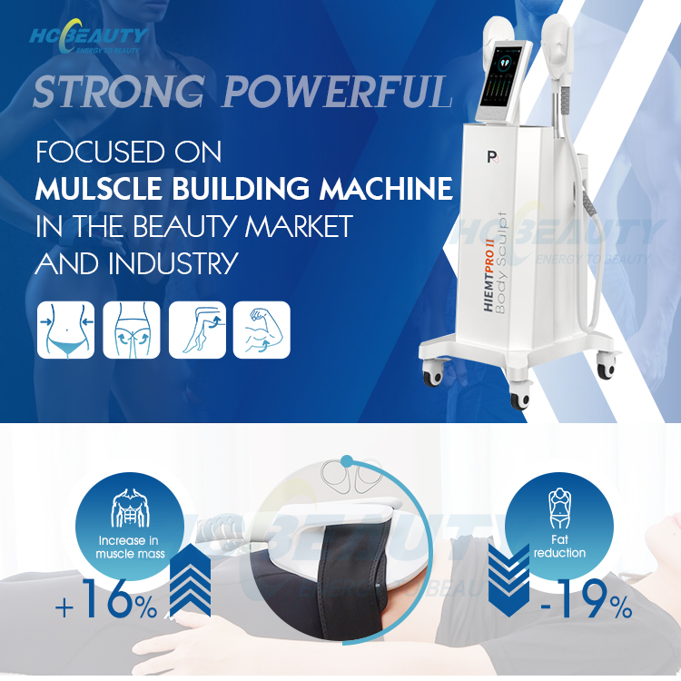 New Technology Fitness Fat Reduction HI-EMT Muscle Stimulator Machine